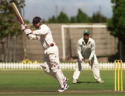 Graham Lloyd scoring four on his way to a century at Belllville ...