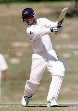 Joe Scuderi makes his mark for Lancashire with a score of 43 ...