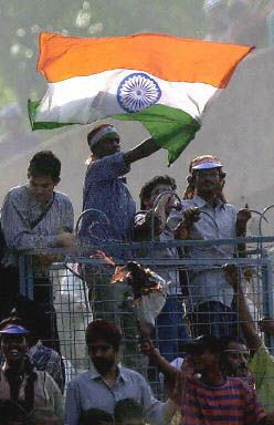 The Indian flag in full cry | ESPNcricinfo.com