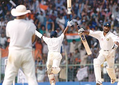 Bajju scoring the winning runs and almost breaking into a bhangra ...
