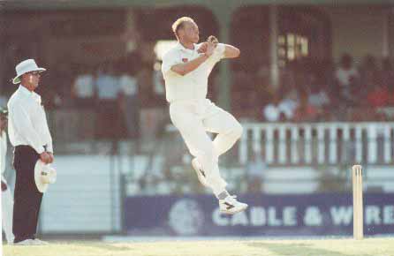 Allan Donald about to deliver | ESPNcricinfo.com