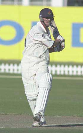 Mark Chilton batting his way to a score of 49 | ESPNcricinfo.com