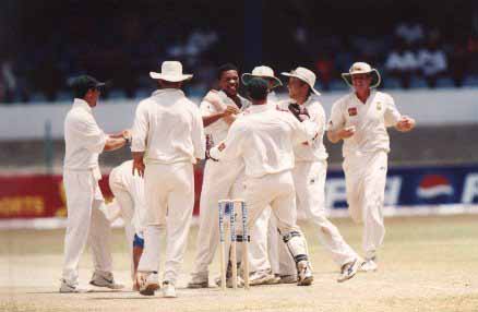 Joy as Ntini gets Lara for the 3rd time in the series | ESPNcricinfo.com
