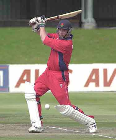 Ryan Driver drives in his innings of 36 | ESPNcricinfo.com