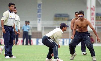 The Indian team during their fielding drills | ESPNcricinfo.com
