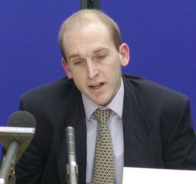 John Crawley talks to press | ESPNcricinfo.com