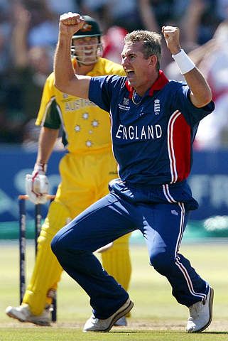 Andy Caddick celebrates the wicket of Damien Martyn | ESPNcricinfo.com