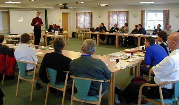 Roger Knight presenting to the Forum | ESPNcricinfo.com