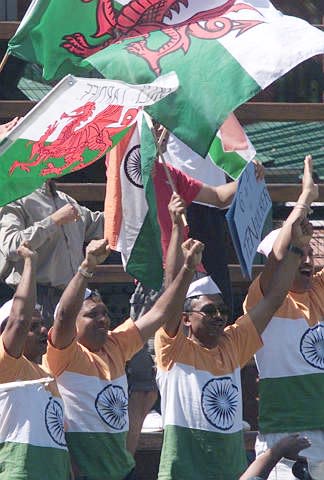 Indian cricket fans cheer on their team | ESPNcricinfo.com