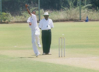 GS Lakshmi in action | ESPNcricinfo.com