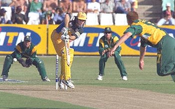 Pollock bowls to Michael Bevan | ESPNcricinfo.com
