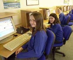 Pupils at the new Riverside IT training facility | ESPNcricinfo.com