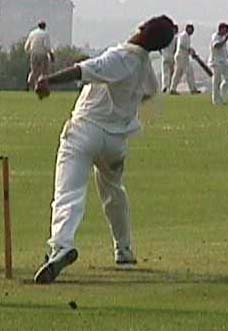 Usman Janjua in action | ESPNcricinfo.com