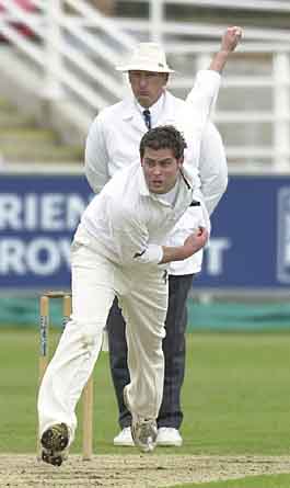 John Bruce bowling for the Durham UCCE | ESPNcricinfo.com