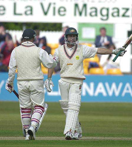 Michael Bevan acknowledges the applause at his 100 | ESPNcricinfo.com