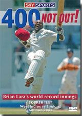 Lara 400 not out DVD - cover | ESPNcricinfo.com