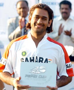 After a stunning display with the bat in the first half of the day, MS ...