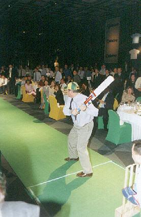 Allan Border in action at a charity function | ESPNcricinfo.com