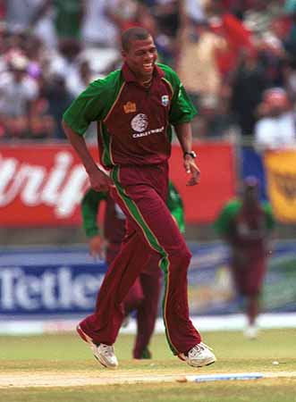 Mervyn Dillon has the wicket of Donald | ESPNcricinfo.com