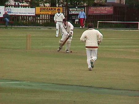 John Proctor plays defensively | ESPNcricinfo.com