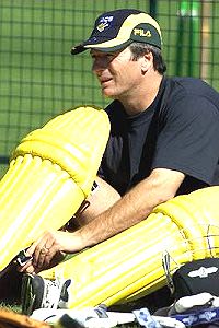 Steve Waugh at batting Practice | ESPNcricinfo.com