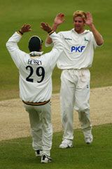 Richard Logan celebrates a wicket | ESPNcricinfo.com