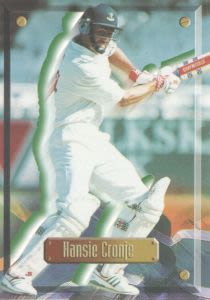 Trade card: top deck Hansie Cronje | ESPNcricinfo.com