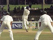 Arnold smears to mid-wicket | ESPNcricinfo.com