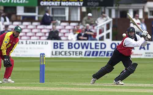 Adrian Dale with a drive through the off side | ESPNcricinfo.com
