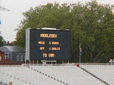 Scoreboard shows the facts | ESPNcricinfo.com
