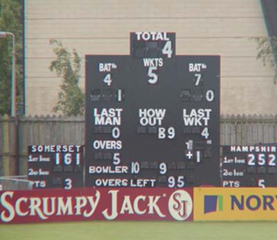 Four runs for 5 wickets | ESPNcricinfo.com