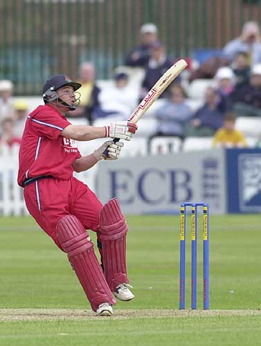 Graham Lloyd with a pull to the leg side ropes | ESPNcricinfo.com