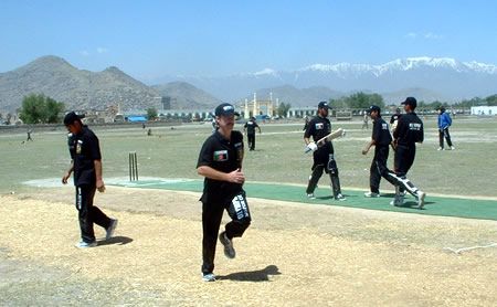 Action from the first Olympia Lube Oil Cricket Tournament ...