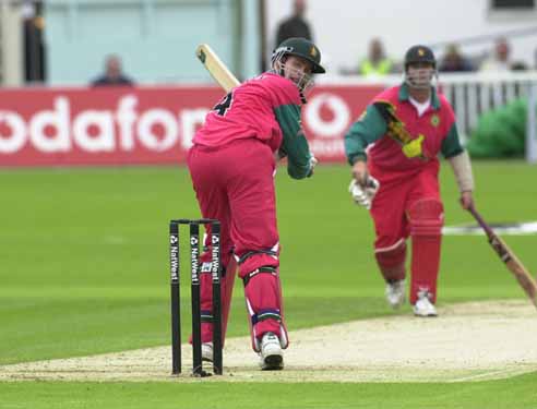 Neil Johnson on his way to a half century at Canterbury | ESPNcricinfo.com