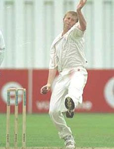 Chapple in his delivery stride | ESPNcricinfo.com