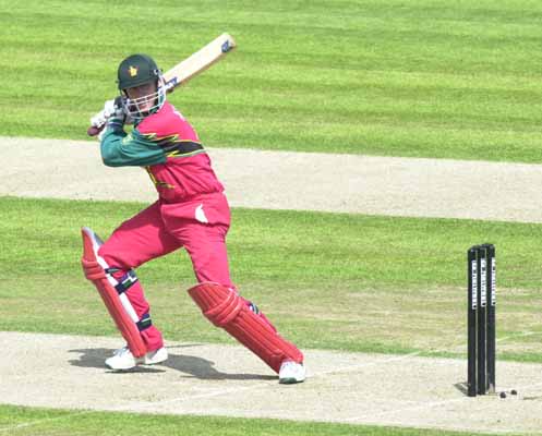 Neil Johnson playing to the off in the Durham sunshine | ESPNcricinfo.com
