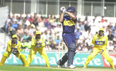 Neil Johnson plays the square cut | ESPNcricinfo.com