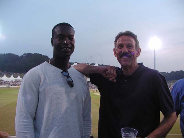 Norman Cowans and Steve Malone at the Rose Bowl | ESPNcricinfo.com