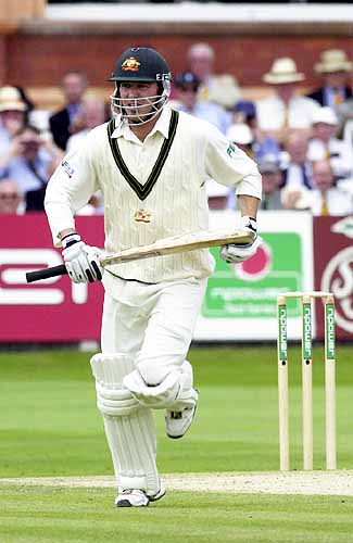 Damien Martyn takes a single | ESPNcricinfo.com