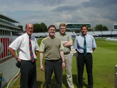 Ian Stuart, Kari, Benedikt, Adam Cole at Lord's | ESPNcricinfo.com