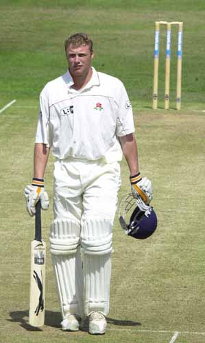 Andy Flintoff, batting portrait 2001 | ESPNcricinfo.com