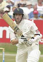 Matthew Wood batting thumbnail ; 2001 | ESPNcricinfo.com