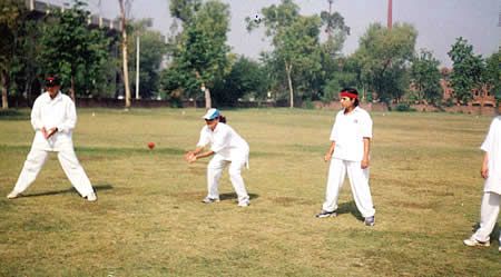 PWCA team during practice | ESPNcricinfo.com