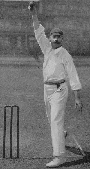 Arthur Mold bowling, around 1897 | ESPNcricinfo.com