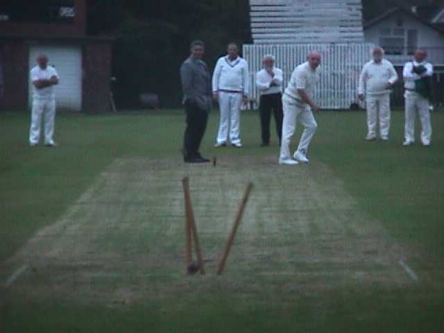 Accrington 4th's Bob Barnes ends the match in style | ESPNcricinfo.com