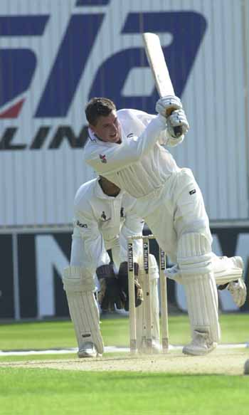 Giles White plays through the leg side | ESPNcricinfo.com
