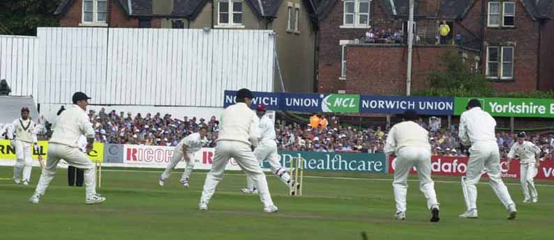 Stewart catches Griffith off the bowling of Gough for 22 | ESPNcricinfo.com
