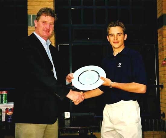Winners' plate presented to Scottish Captain | ESPNcricinfo.com