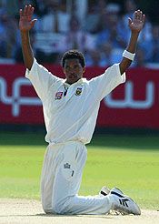 Makhaya Ntini completes a match haul of 10 for 230 as South Africa win ...