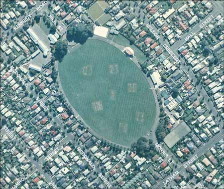 Aerial photograph of Nelson Park | ESPNcricinfo.com